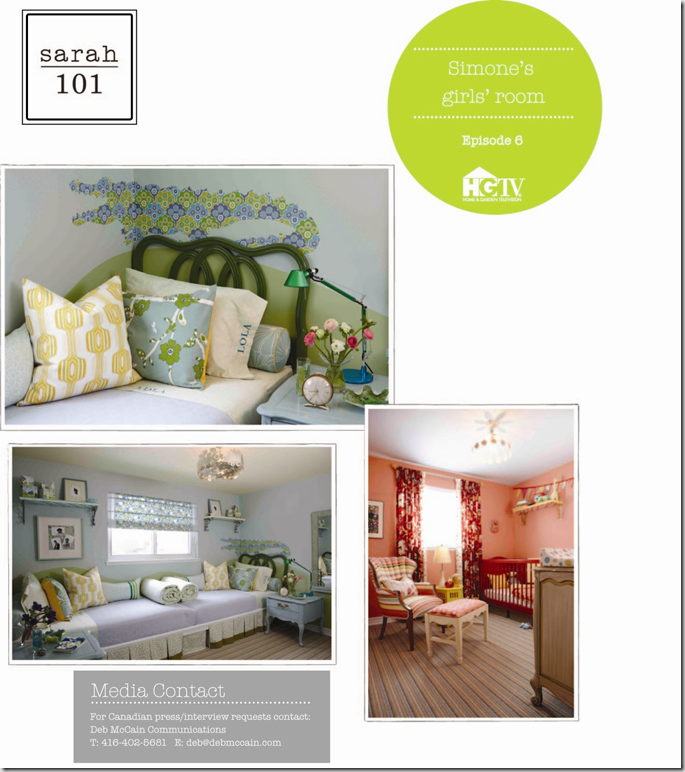 Sarah 101: Boho Chic Girls’ Rooms - Vanessa Francis Interior Design